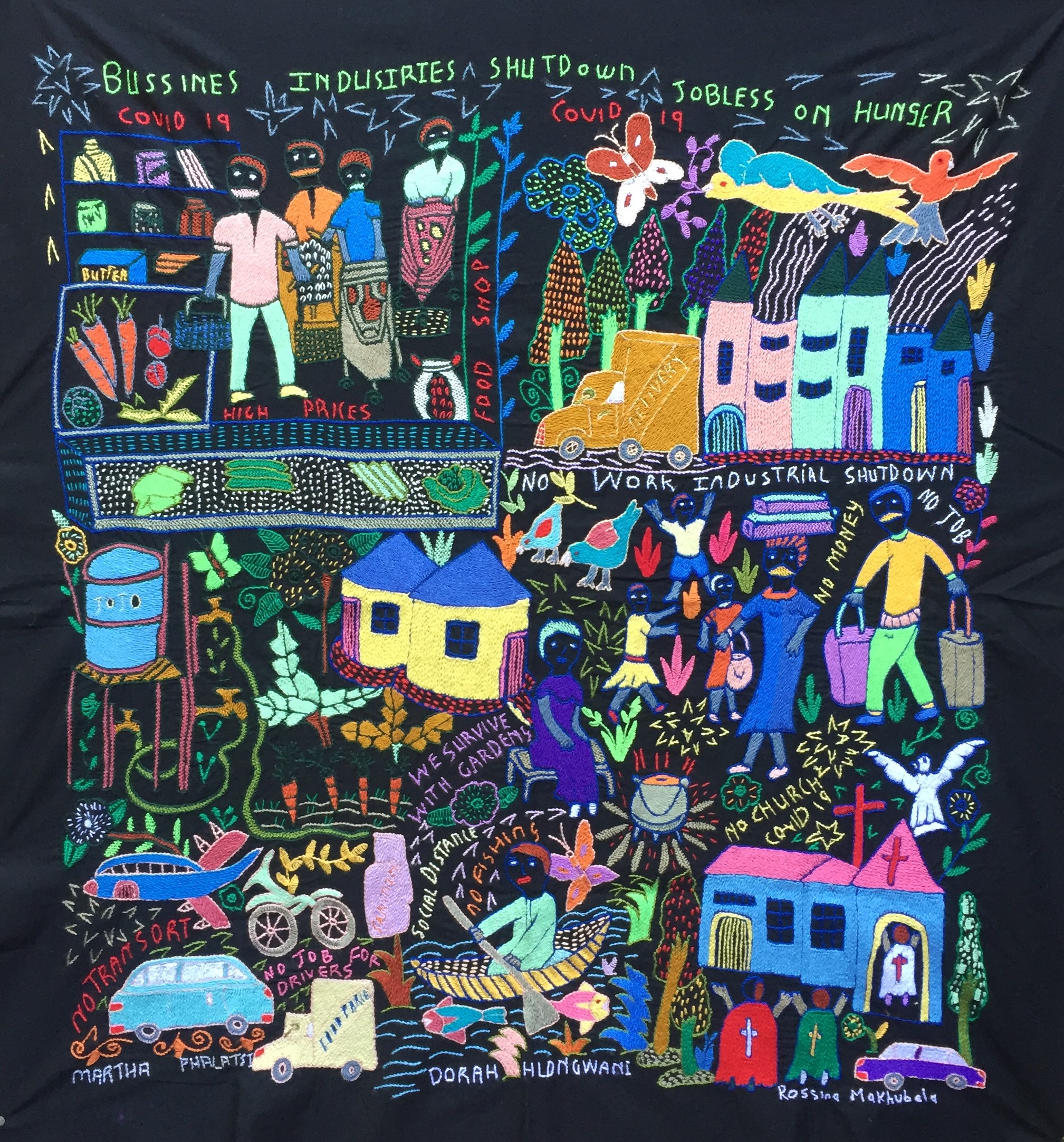 ARTISTIC FIREWORKS AS THREE COMMUNITY EMBROIDERY GROUPS SHOWCASE THEIR ...