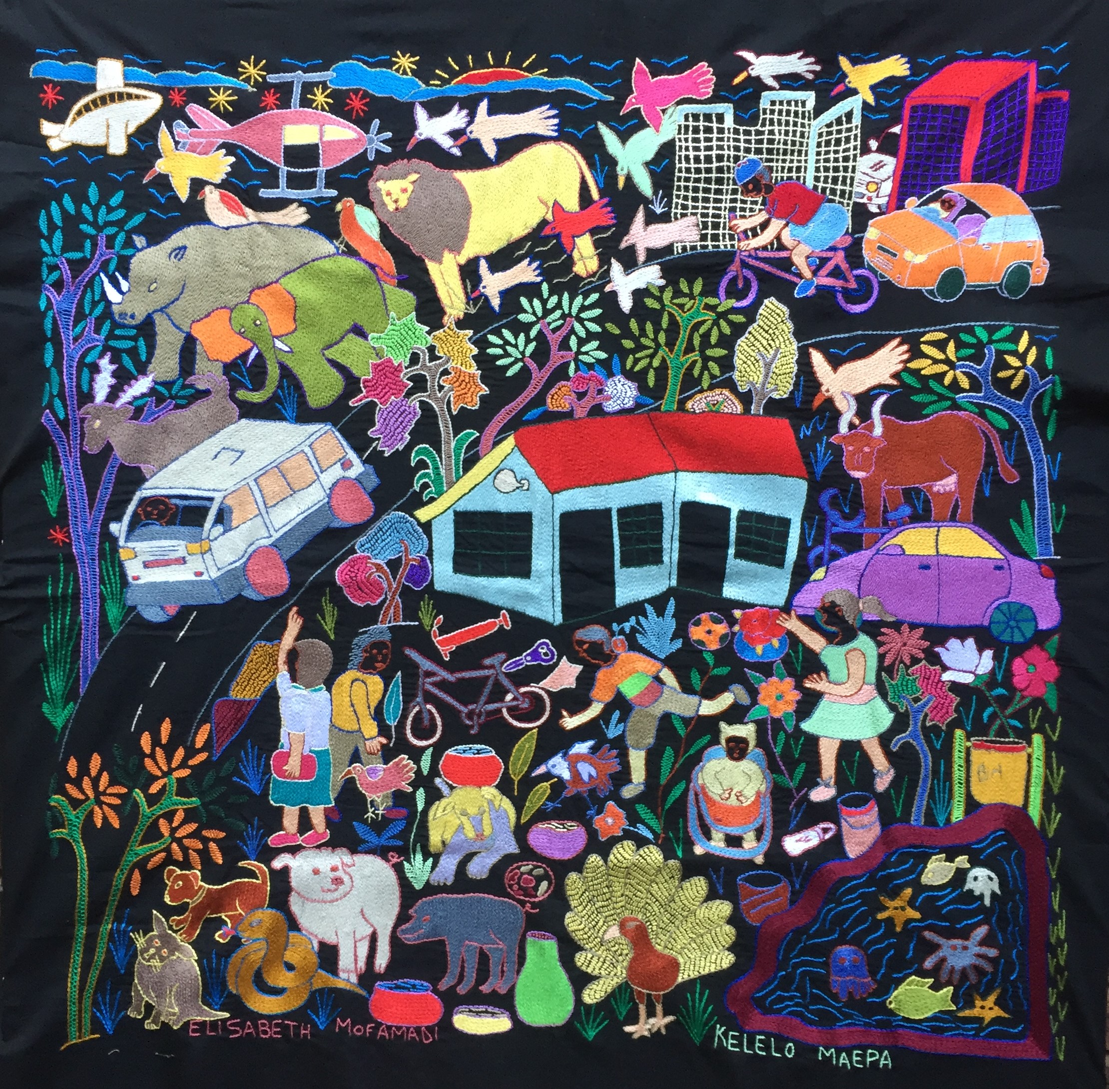 ARTISTIC FIREWORKS AS THREE COMMUNITY EMBROIDERY GROUPS SHOWCASE THEIR ...