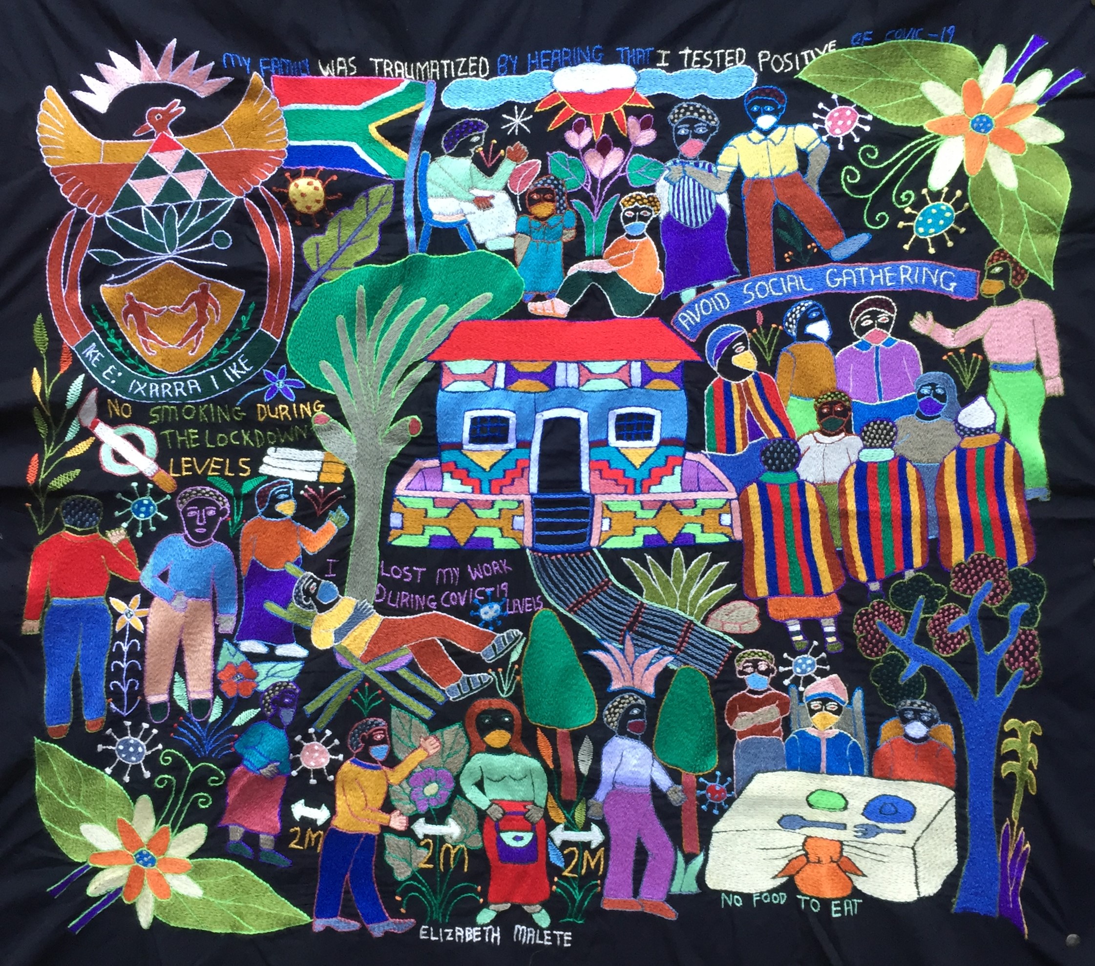 ARTISTIC FIREWORKS AS THREE COMMUNITY EMBROIDERY GROUPS SHOWCASE THEIR ...